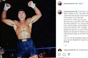 Muere Jimmy Thunder, boxeador que noqueó a rival en 1.5 segundos - Ag ...