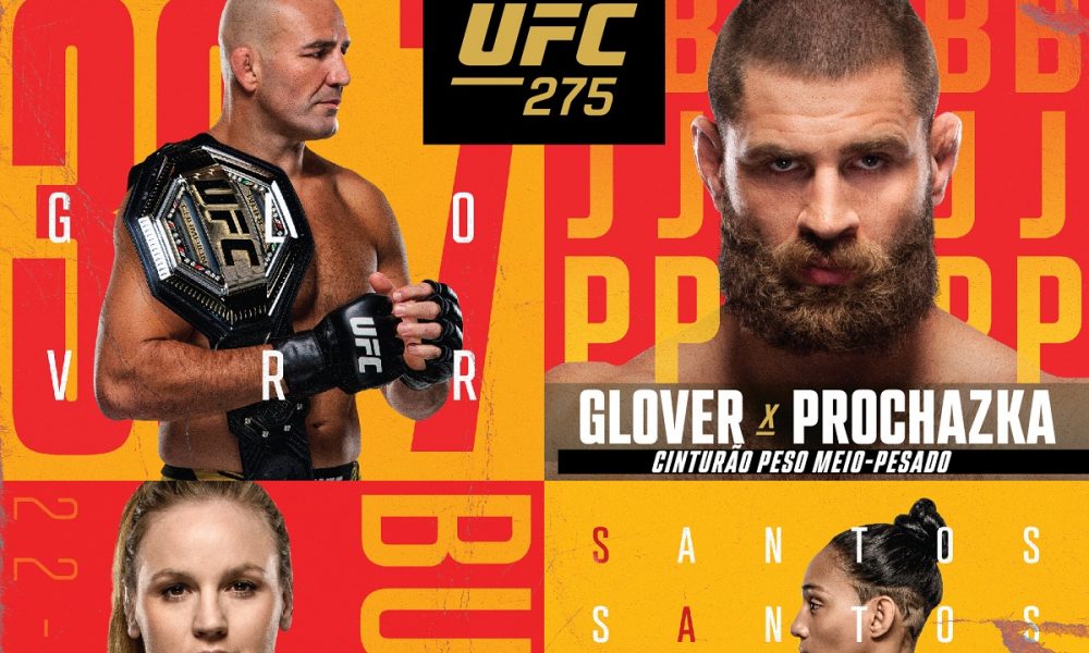 UFC publica póster de la edición 275 y destaca peleas por los títulos ...