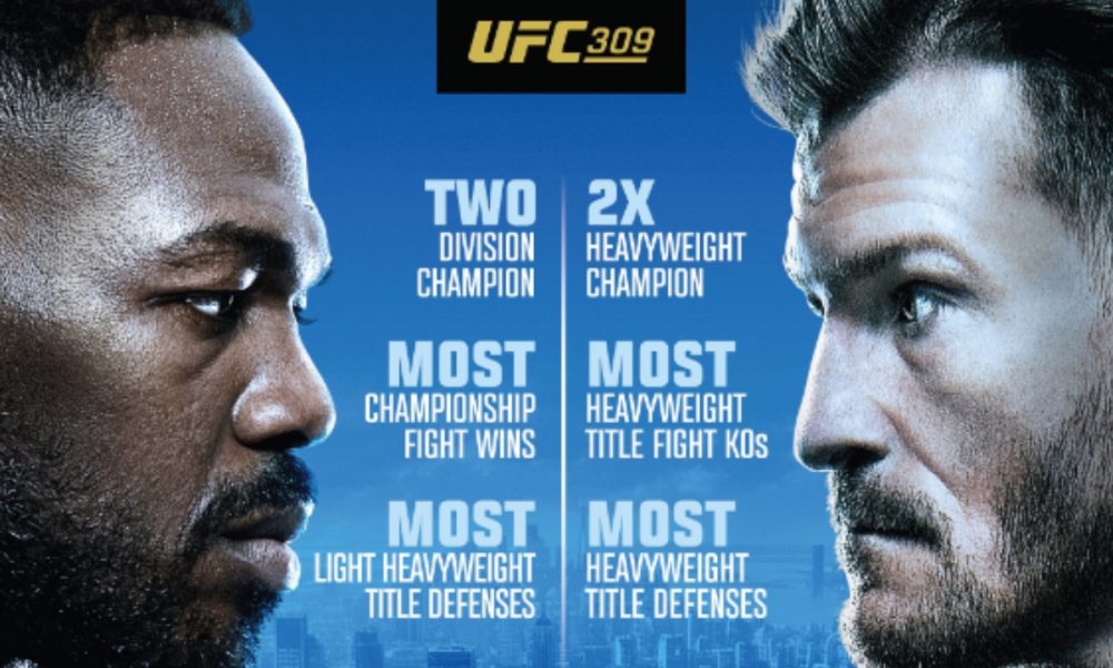 Póster de UFC 309 destaca pelea por el título entre Jon Jones y Stipe ...