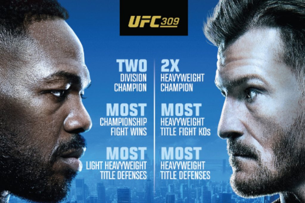 Póster de UFC 309 destaca pelea por el título entre Jon Jones y Stipe ... Póster de UFC 309 destaca pelea por el título entre Jon Jones y Stipe ...